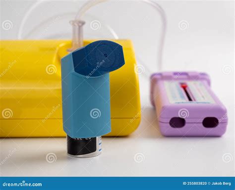 Asthma Medicine A Set Of Inhalers And Drugs For The Treatment Of