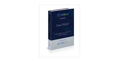 Yuri V On Linkedin Core Python Cheatsheet Free Java Code Geeks Cheat