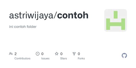 GitHub Astriwijaya Contoh Ini Contoh Folder