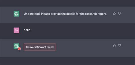 Fixed Conversation Not Found Error In Chatgpt