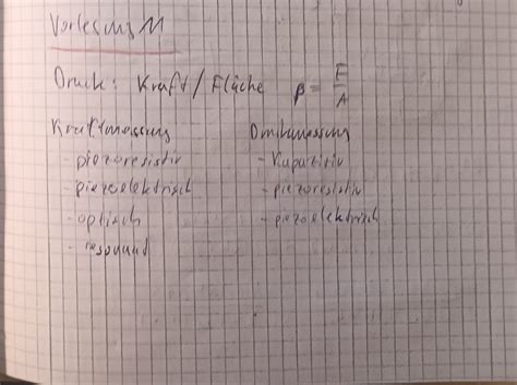 Mitschrift VL11 Sensorik Studocu