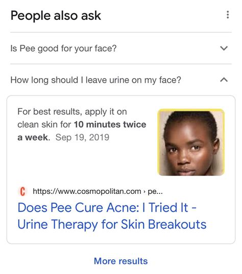 Urine Facial R Holup