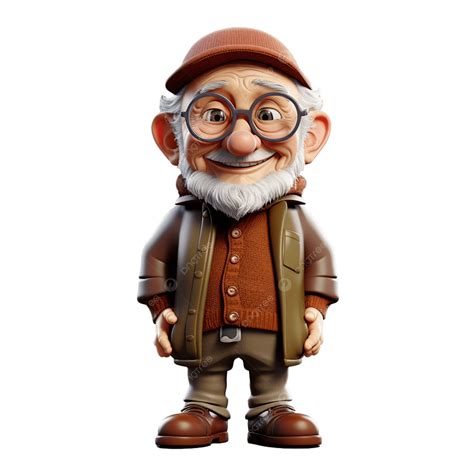 Schattige Opa Cartoon