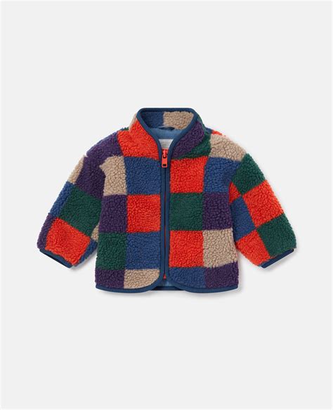Women 멀티컬러 체커보드 플리스 재킷 Stella Mccartney Kr