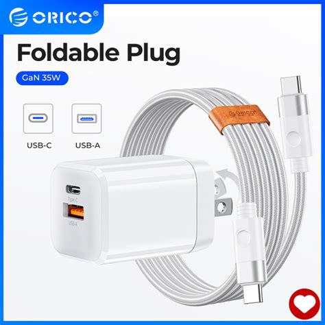 Orico Gan 30w Usb C đầu Cắm Bộ Sạc Pd Loại C Bộ Chuyển đổi Thiết Bị Sạc