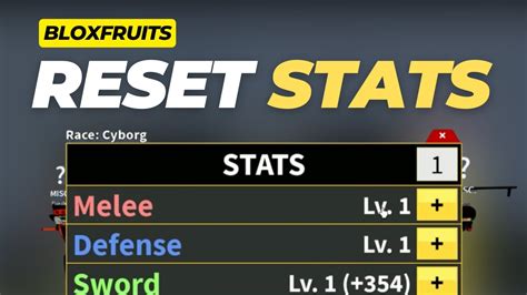 Blox Fruits Codes Reset Stats New Stat Reset Code Pointsreset