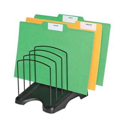 Step File Organiser Six Section 4062166 Filing Accessories