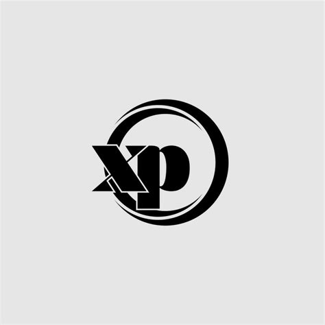 Letters Xp Simple Circle Linked Line Logo 28268014 Vector Art At Vecteezy