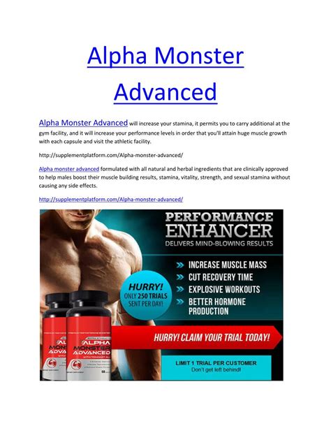 Ppt Alpha Monster Advanced Powerpoint