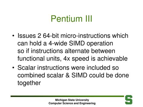 Ppt Streaming Simd Extensions Powerpoint Presentation Free Download