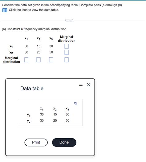 Consider The Data Set Given In The Accompanying Chegg