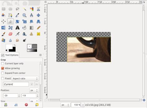 Drag To Resize Canvas Size In GIMP The Way I Do It In MSPaint