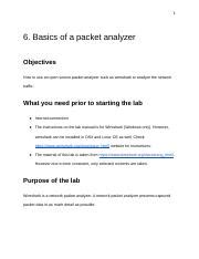 Exploring Wireshark A Guide To Network Packet Analysis Course Hero