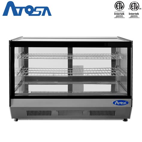 Vitrina Refrigerada Cuadrada De Dulce Para Encimera 5 6p3 90x56x66cm A