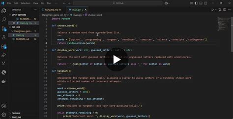 Developed A Hangman Game In Python For Codealpha Moavia Amir Posted