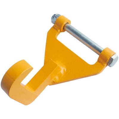 Container Roll Off Hook Pained Yellow Over Zinc Plated Yellow Lifting