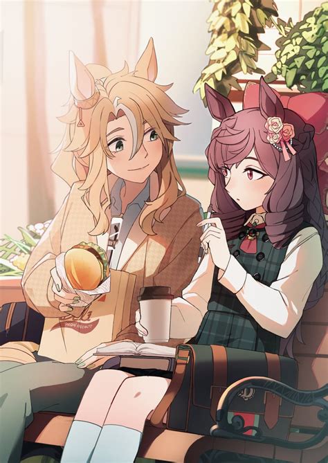 Mejiro Palmer And Daiichi Ruby Umamusume Drawn By Fuyukayui Danbooru