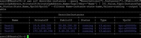 how to manage aws ec2 instances via aws command line interface cloud
