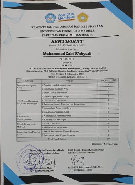 Muhammad Zaki Wahyudi On Linkedin Pada Tanggal 4 6 November Saya