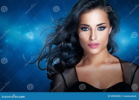 Glamorous Beauty Stock Photo Image Of Green Sensual 30904286