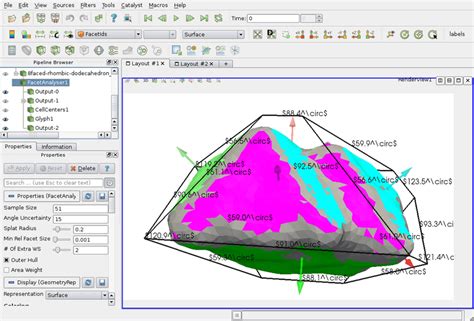 Screen Shots Of Paraview With The Results Of The Plugin Left The