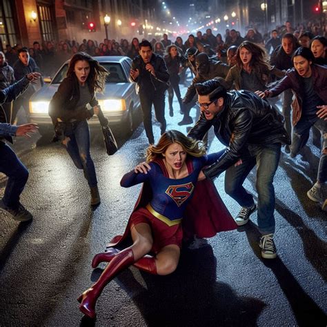 Supergirl Grabbed By Gang By Hoffman666 On Deviantart