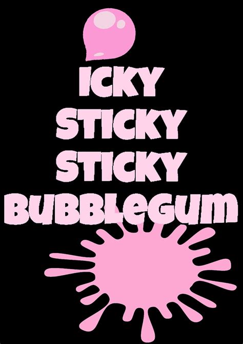 Icky Sticky Bubblegum Vector Image Instant Download Svg Png Eps Dxf
