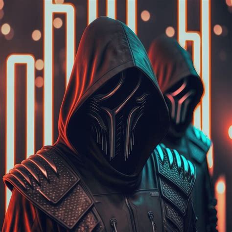 Premium Photo Ai Generated Illustration Of A Dark Character Wearing A Hood