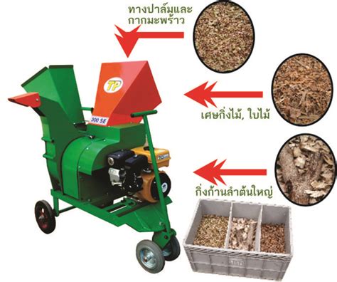 เครื่องบดย่อยสับกิ่งไม้ ใบไม้ ร้าน Bio Greens ขายเครื่องบดกิ่งไม้