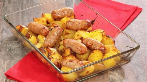 Recette saucisse et pommes de terre au four Bon À Savoir