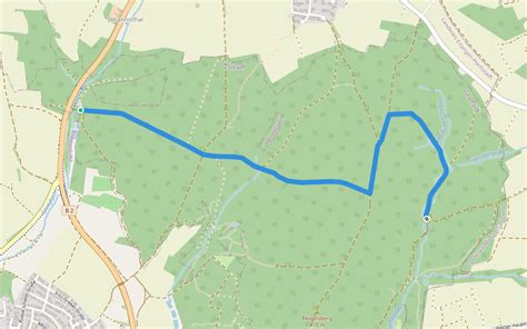 Path Connection Through The Hermannswinkel Hiking Trail Geschaidt