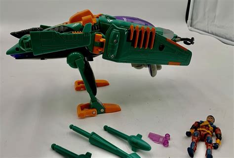 1995 Playmates Toy Exosquad Exofighter Space E Frame Kaz Takagi