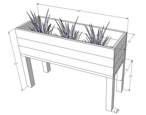 Elevated Planter Box Ana White