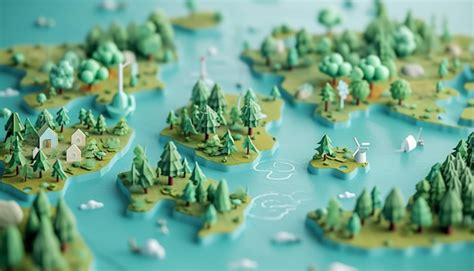 Premium Photo 3d Infographic Showing Global Water Scarcity Statistics