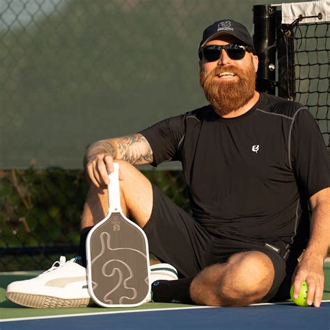 Baller Performance Tee Black Bread And Butter Pickleball Company