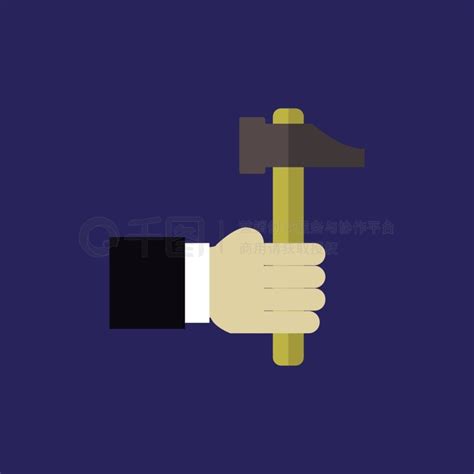 锤子网页ui手里拿着锤子模板免费下载eps格式1000像素编号69868927 千图网