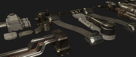 Free Future Scratch Sci Fi Sketches Scifi Kitbash Greeble Assets Blender Việt Nam