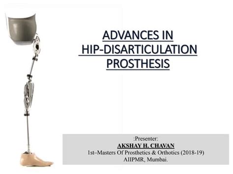 Hip Disarticulation Pptx