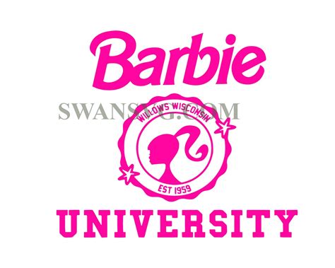 Barbie University Png Barbie Png Barbie Girl Png Barbie World Swansvg