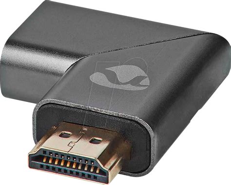 N Cvtb34903gy Hdmi Plug To Hdmi Socket Adapter Left At Reichelt