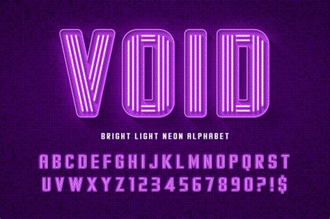 밝은 빛 네온 알파벳 복고풍 미래 지향적 인 스타일의 오리지널 타입 0명에 대한 스톡 벡터 아트 및 기타 이미지 0명 3차원 형태 Led 조명 Istock