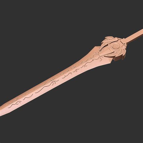 3d Printable Power Rangers Legacy Red Ranger Sword 3d Print Model By