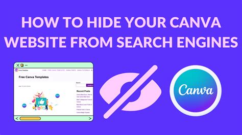 How To Add A Navigation Menu To Your Canva Website Template Fonts