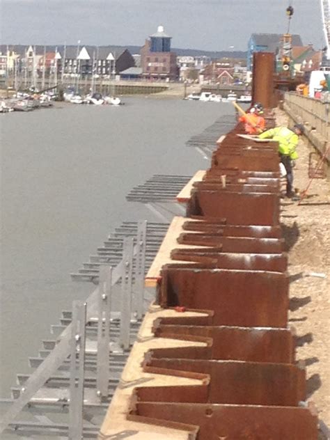 Sheet Pile Wall Sheet Pile Capping Beams Fast Form Systems
