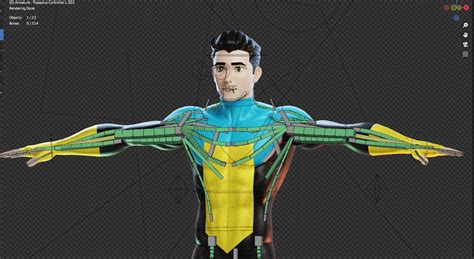 And Here S My Invincible Model What Do You Think R Blender