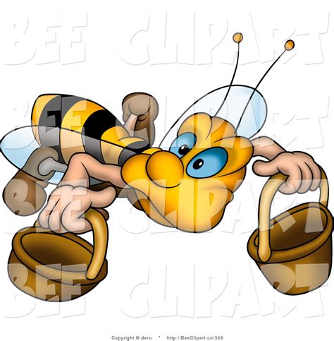 Clipart Working Bee