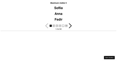 React Pagimagic With React Forked Codesandbox