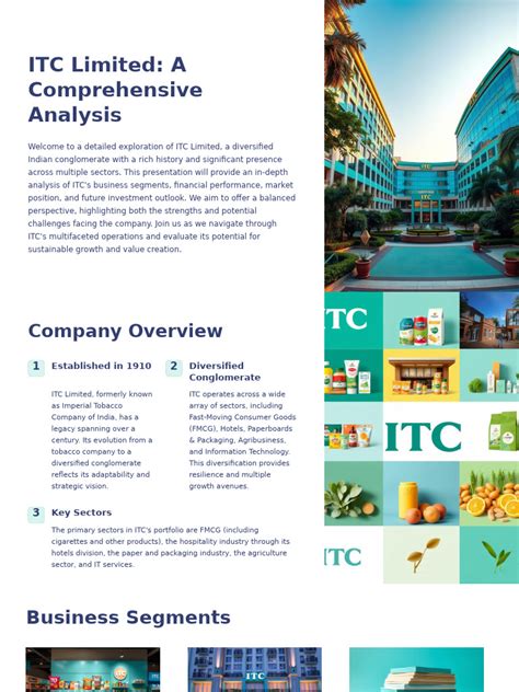 Itc Limited A Comprehensive Analysis Pdf Valuation Finance