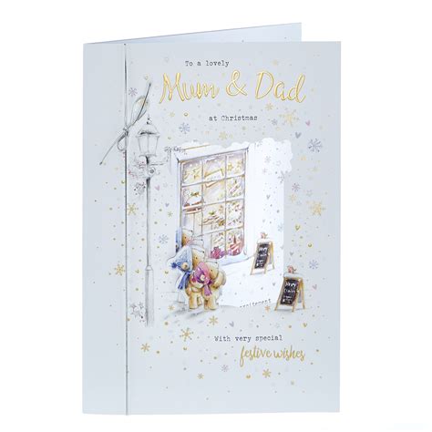 Buy Christmas Card Lovely Mum And Dad Festive Wishes For Gbp 199