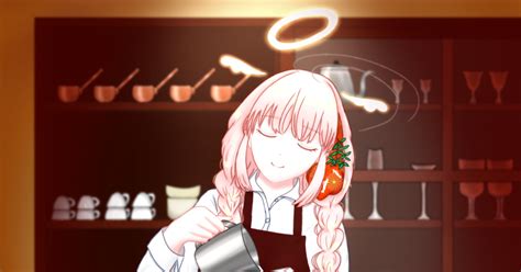 えびなあまね バリスタえびなあまね 絵を描く のイラスト Pixiv